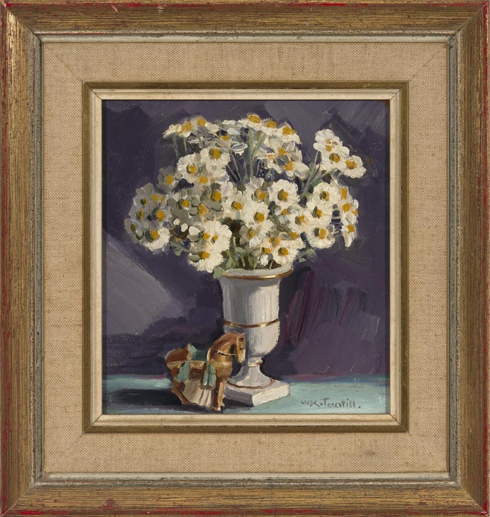William Tootill | A vase of flowers and horse figurine | MutualArt