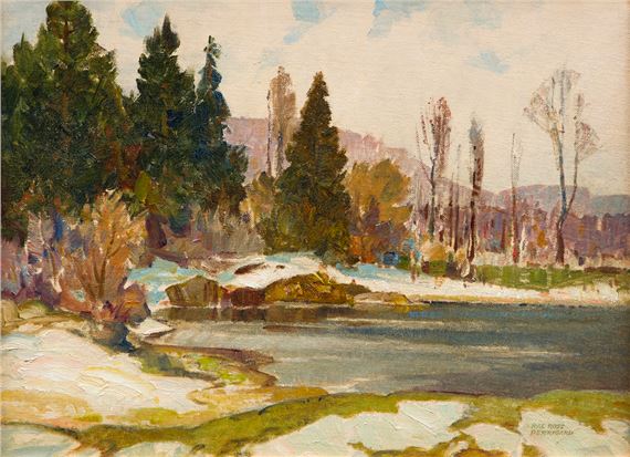 Hal Ross Perrigard | Melting Snow Laurentians (1958) | MutualArt