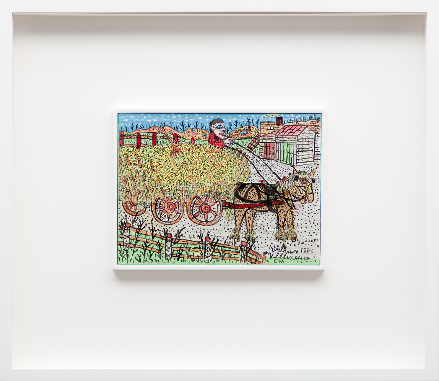 Arthur Villeneuve | La charrette à foin (1986) | MutualArt