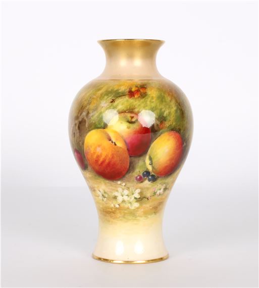 William Ricketts | A Royal Worcester Vase Painted with Fruit (1928 ...