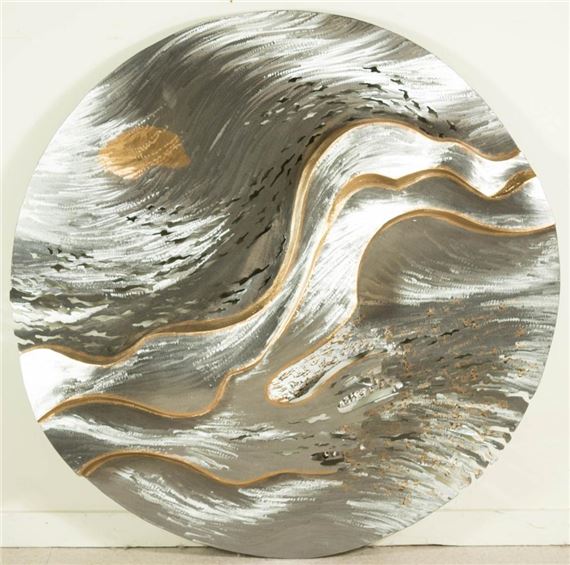 John Richen | ROUND STEEL WALL SCULPTURE | MutualArt