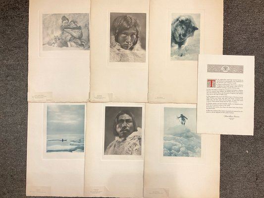 Robert J. Flaherty | Six Robert H. Flaherty Eskimo Photogravures ...