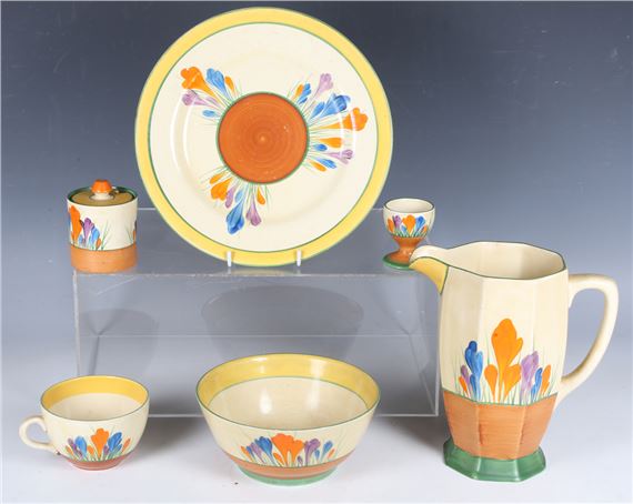 Clarice Cliff | A small group of Art Deco Clarice Cliff Bizarre Autumn ...
