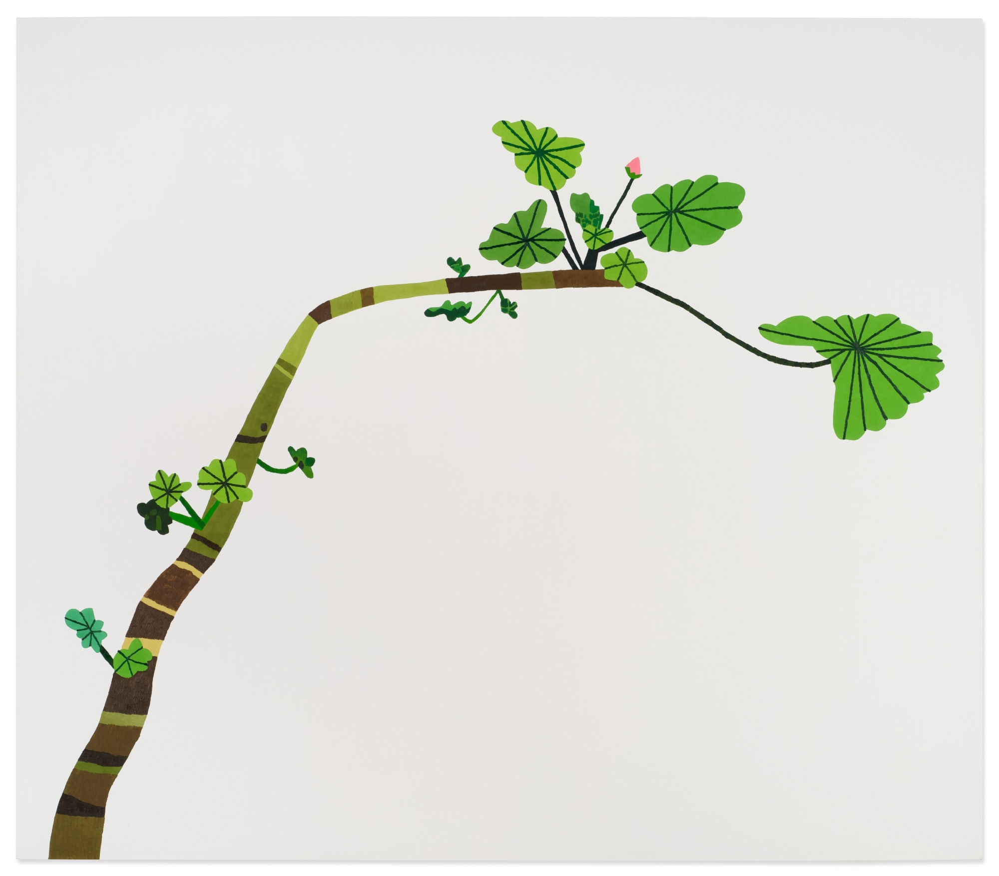 Jonas Wood | Clipping D3 (Pink Geranium (2013) | MutualArt