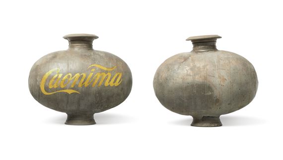 Ai Weiwei | Han Dynasty Vase with Coca Cola Logo and Han Dynasty Vase ...