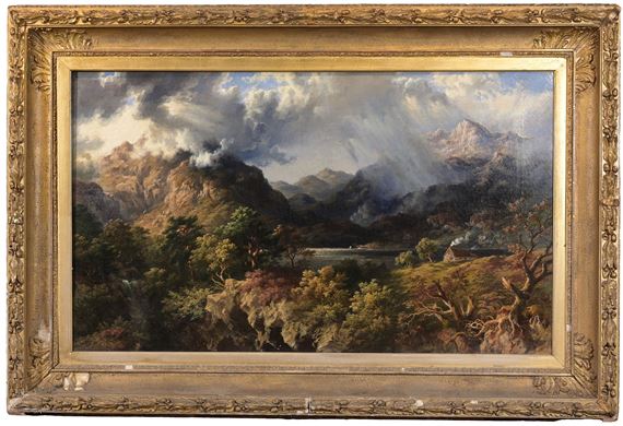 Kenneth MacLeay | Large panoramic landscape painting (1862) | MutualArt