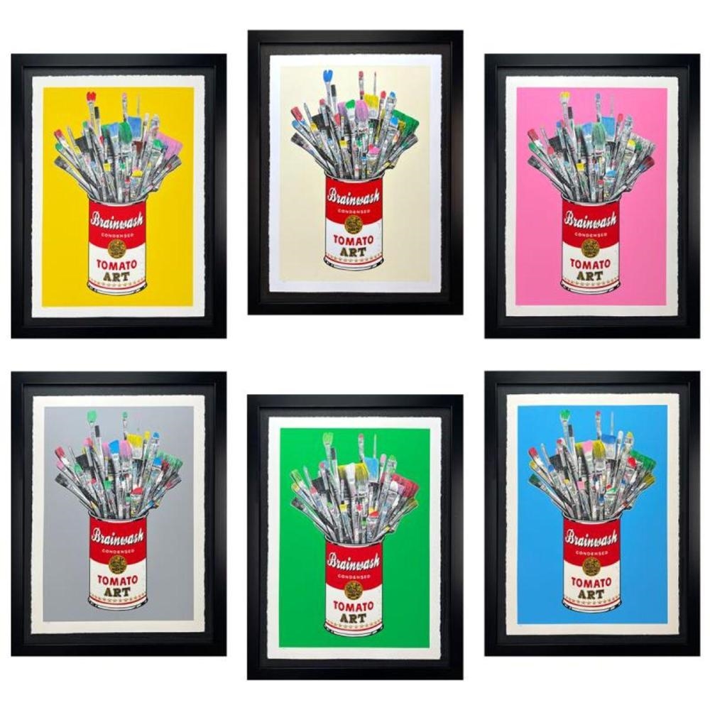 Mr. Brainwash | Tomato Pop Matching Set | MutualArt