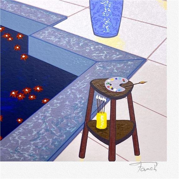 Fanch Ledan | Interior with Spa | MutualArt