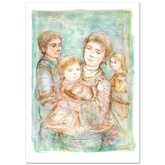 Edna Hibel | Portrait of a Family | MutualArt