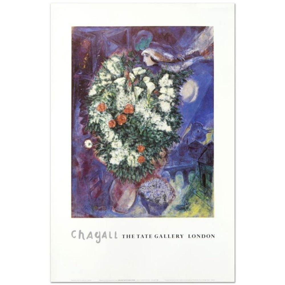 Marc Chagall | Bouquet with Flying Lover | MutualArt