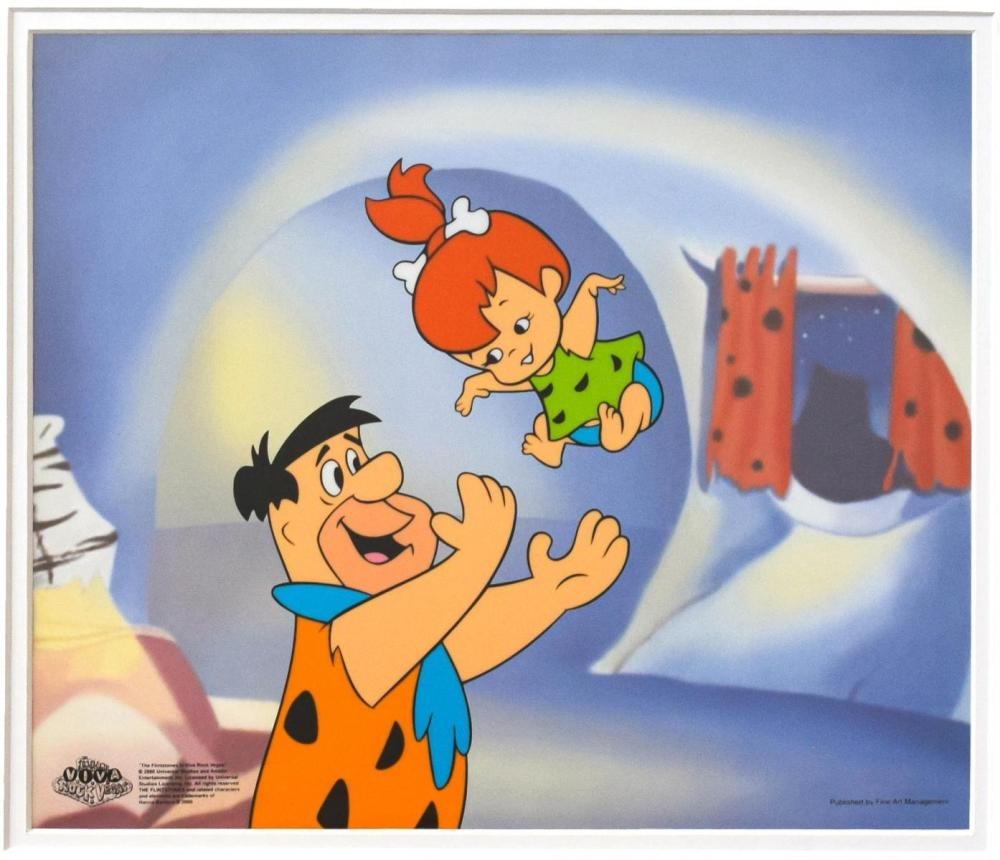 Hanna Barbera | Fred Tossing Pebbles | MutualArt
