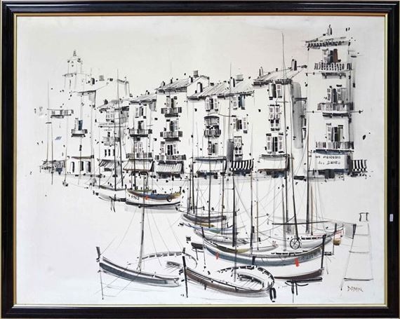 Georges Damin | The port of Marseille | MutualArt