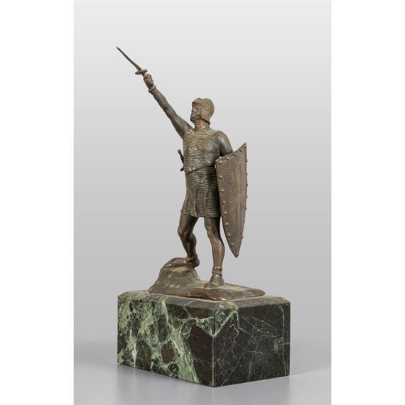 Alberto Da Giussano | scultura in bronzo sec.XX | MutualArt