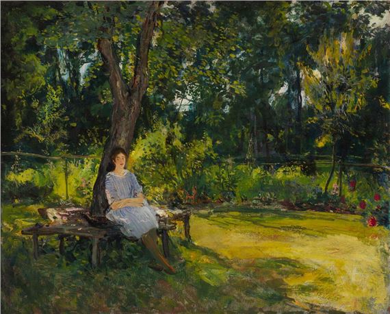 Alexander Jamieson | Biddy in the Garden | MutualArt