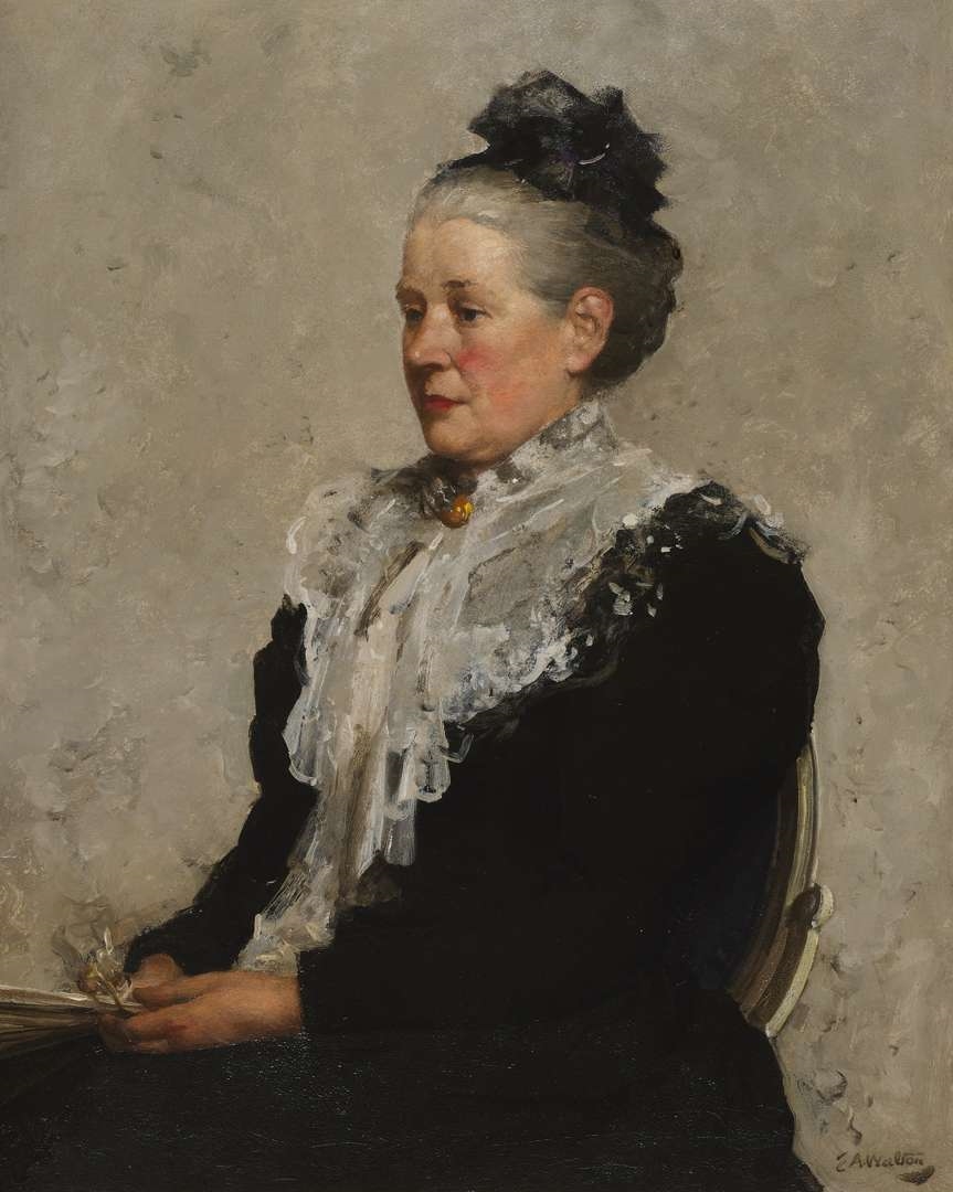 Edward Arthur Walton | PORTRAIT OF AN ELDERLY LADY | MutualArt