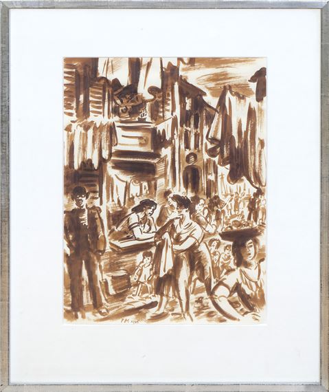 Frans Masereel | Freie Marktwirtschaft (1945) | MutualArt