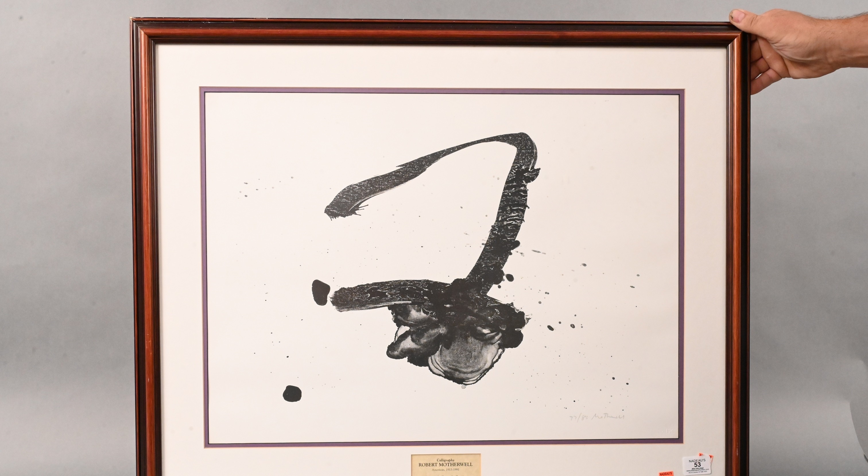 Robert Motherwell | Calligraphy (1966) | MutualArt