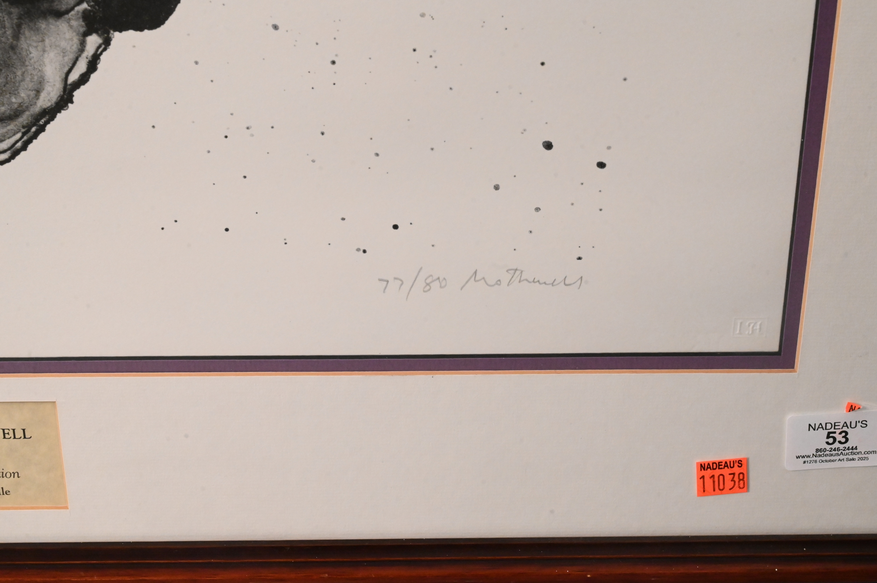 Robert Motherwell | Calligraphy (1966) | MutualArt