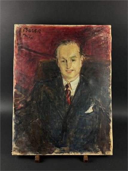 Dimitri Berea | Portrait of a man with a tie | MutualArt