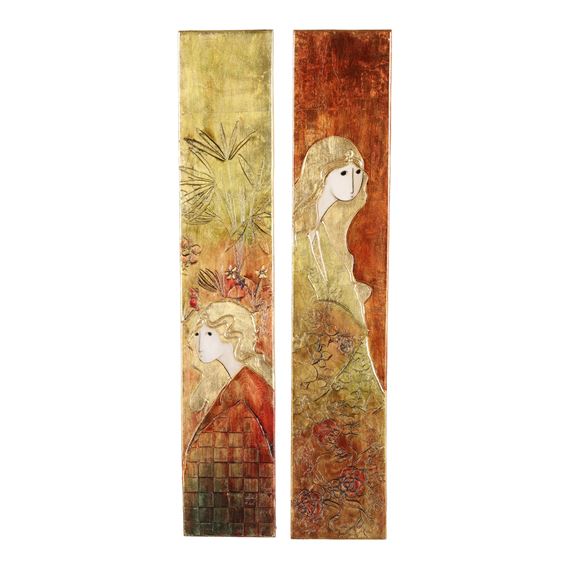 Stephen White | Two Vertical Portrait Panels (2007) | MutualArt