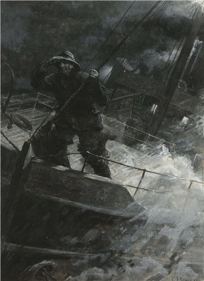 Charles Joseph Staniland | The Look Out | MutualArt