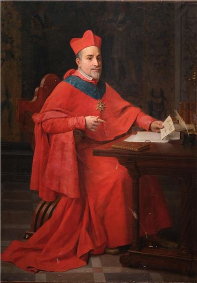 Spanish School, 18th Century | Retrato de Alonso II de la Cueva y ...