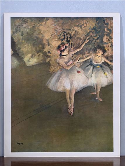 Edgar Degas | Two Dancers on the Stage | MutualArt