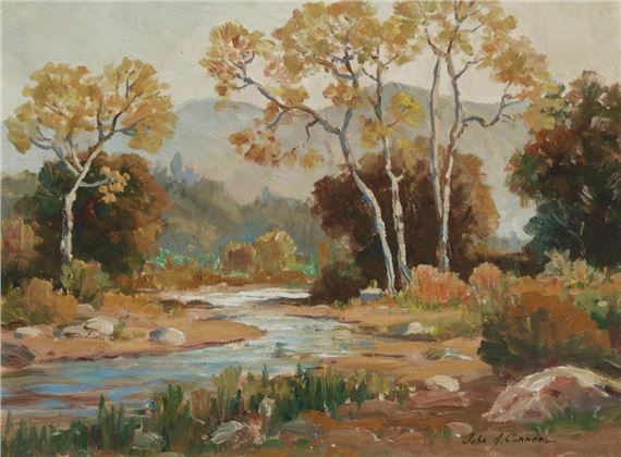 John Anthony Conner | Autumn landscape | MutualArt