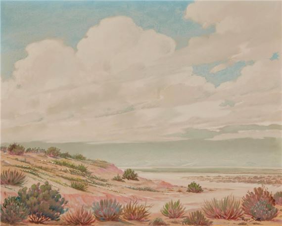 Roger Scott | Desert scene | MutualArt