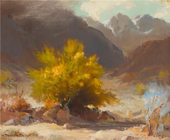Walter Fredrick Seely | Mountainous desert landscape | MutualArt