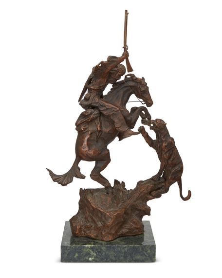 Charles Marion Russell | Lion and Trapper | MutualArt