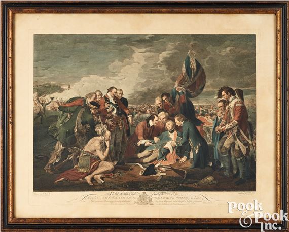 William Woollett | William Woollett color engraving after Benjamin West ...