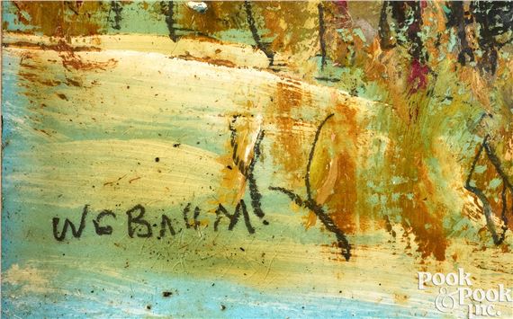 Walter Emerson Baum | Walter Emerson Baum oil on Masonite winter ...