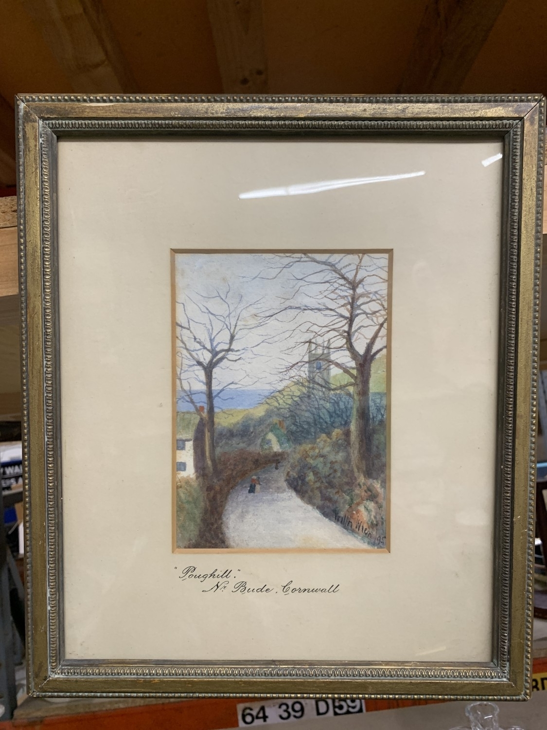 Walter Wren | A FRAMED WALTER WREN WATER COLOUR OF CORNWALL | MutualArt