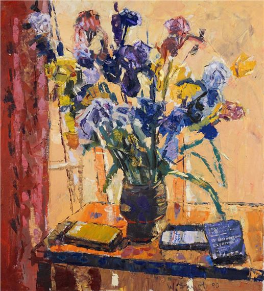Wolf-Hartmut Faust | Blumenstillleben (1990) | MutualArt