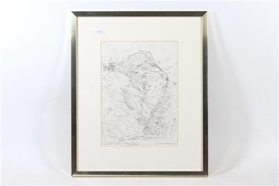 Richard Demarco | St Anthony's Chapel and Arthur's Seat (1981) | MutualArt