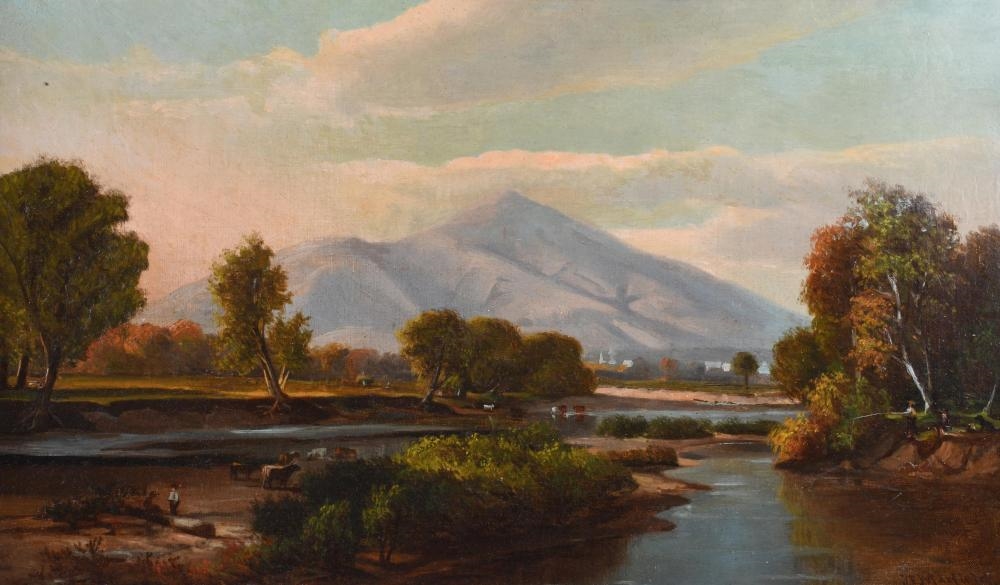 James Emery Maxfield | LANDSCAPE - WHITE MOUNTAINS (1879) | Compare ...