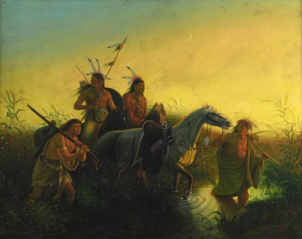 Charles Ferdinand Wimar | THE CAPTIVE CHARGER | MutualArt