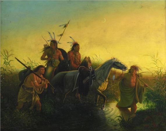 Charles Ferdinand Wimar | THE CAPTIVE CHARGER | MutualArt