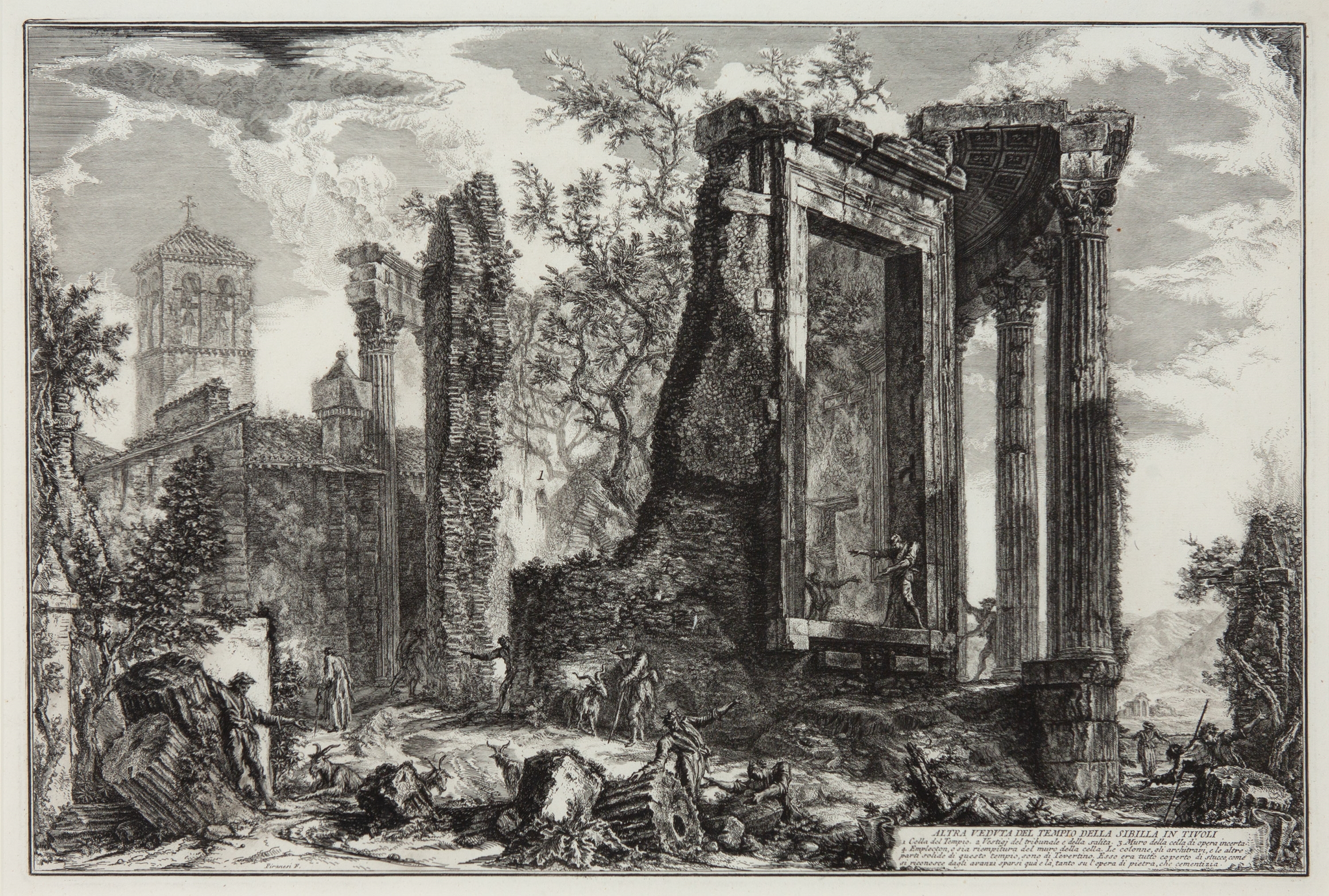 Giovanni Battista Piranesi | Altra Veduta del Tempio della Sibilla in ...