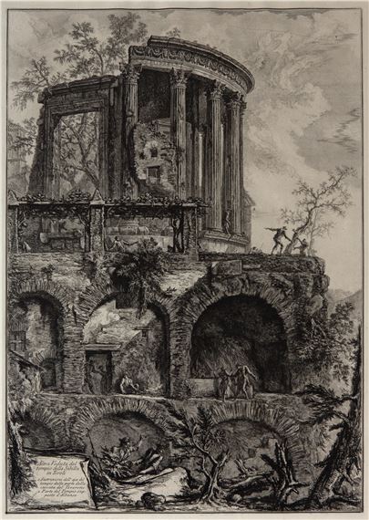 Giovanni Battista Piranesi | Altra Veduta del tempio della Sibilla in ...