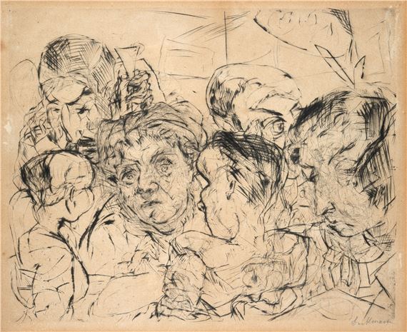 Max Beckmann | Gesellschaft (1915) | MutualArt