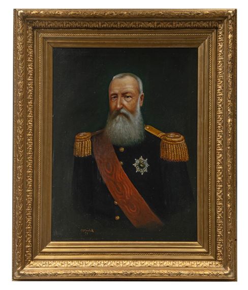 Carl Gabriel Wadell | portrait of King Leopold II (1899) | MutualArt