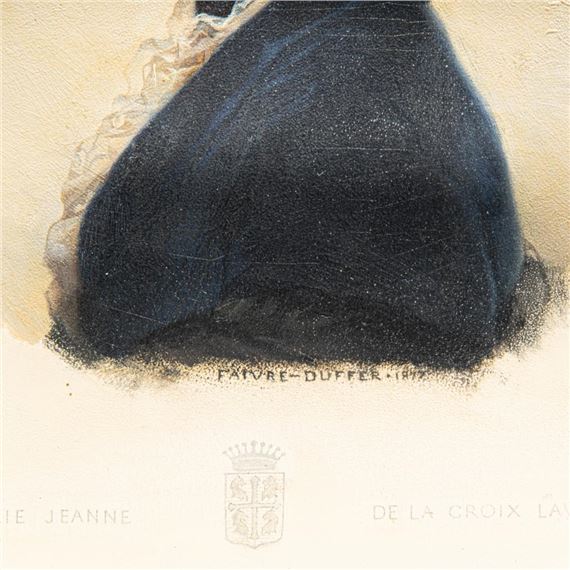 Louis Stanislas Faivre-Duffer | a portrait of Anne Marie Jeanne de la ...