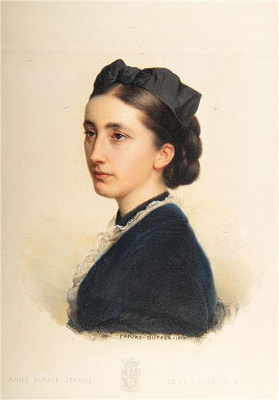 Louis Stanislas Faivre-Duffer | a portrait of Anne Marie Jeanne de la ...