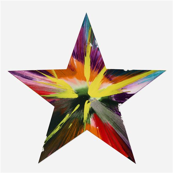 Damien Hirst | Star Spin Painting (2009) | MutualArt