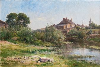 Alexandre Jacques Chantron | Paysage (1842 - 1918) | MutualArt