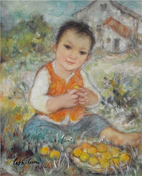 Le Thi Luu | Le Thi Luu 樂氏琉 | L'enfant aux fruits | MutualArt