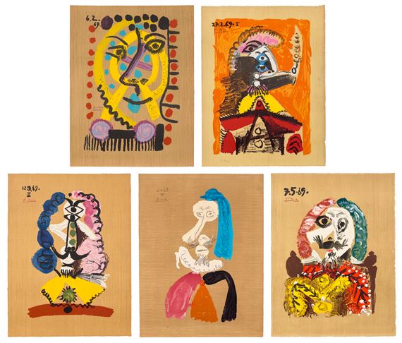 Pablo Picasso | Portraits imaginaire (Imaginary Portraits): five prints ...