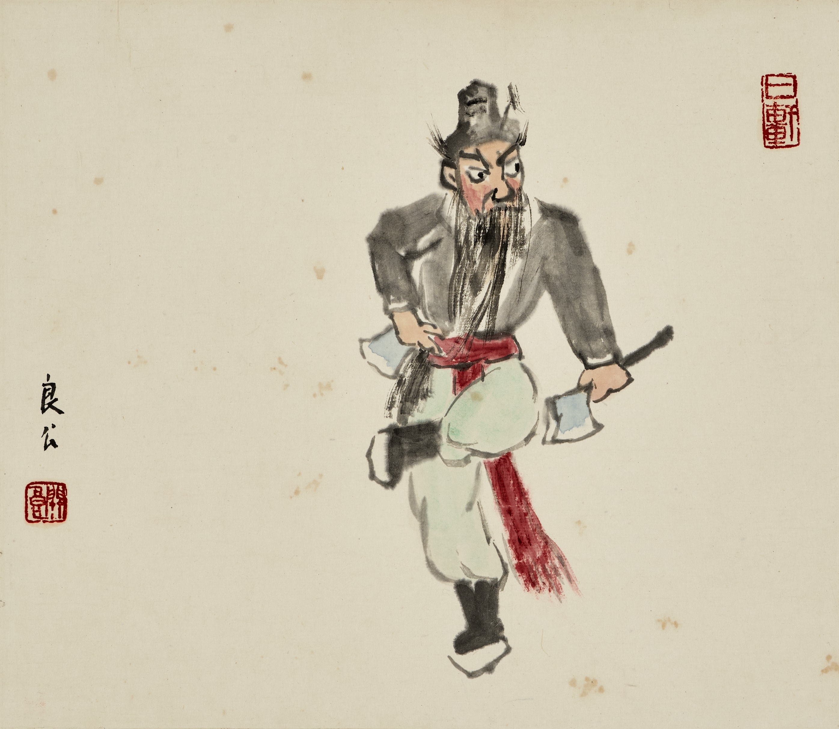 Guan Liang | Figure of Li Kui | MutualArt